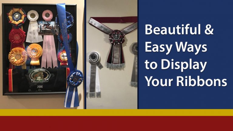 Beautiful and Easy Ways to Display Your Ribbons - The Plaid Horse Magazine