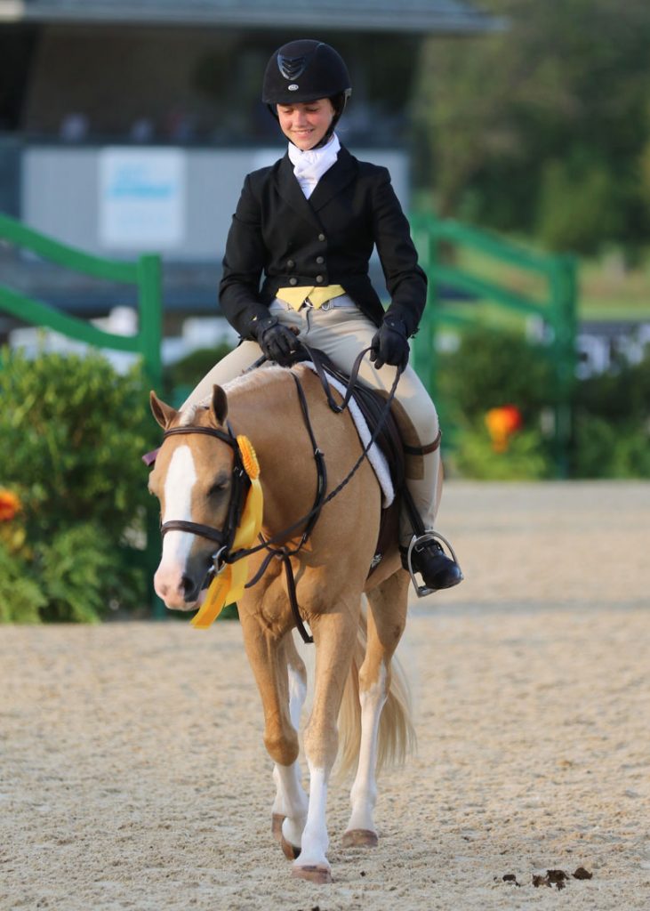 Celebrating the Round: Regular Large and Small Green Pony Hunter Over ...