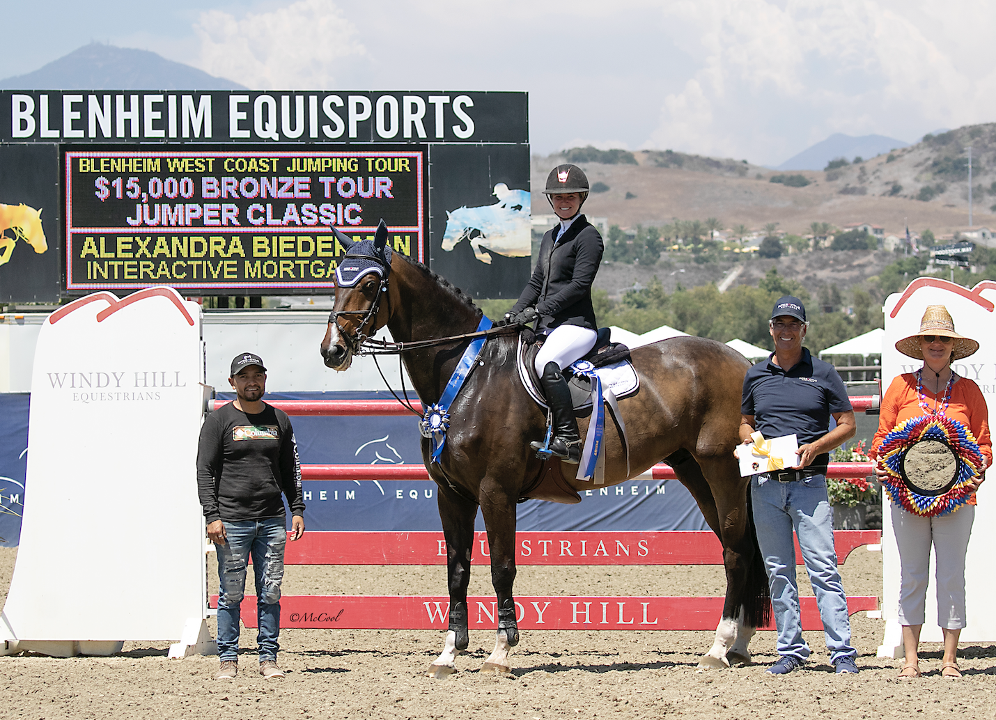 Alexandra Biederman is Best in Blenheim Bronze Tour Jumper Classic ...