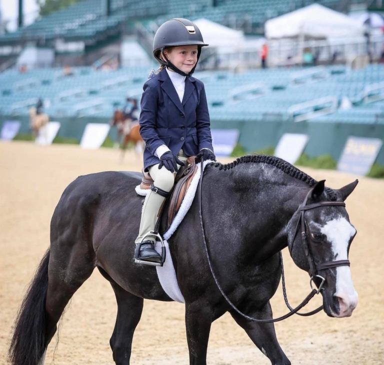 Lilly Ward, Daughter of McLain Ward, Completes Her First Pony Finals ...