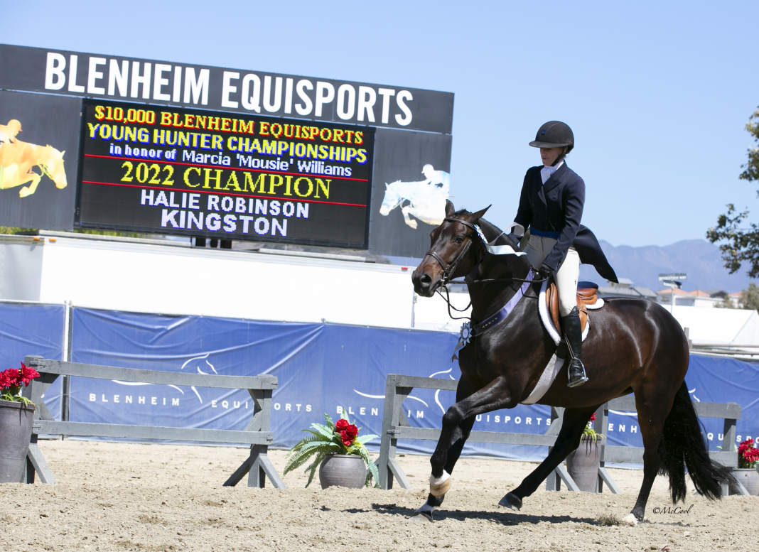 Halie Robinson and Kingston Reign in the $10,000 Blenheim EquiSports ...