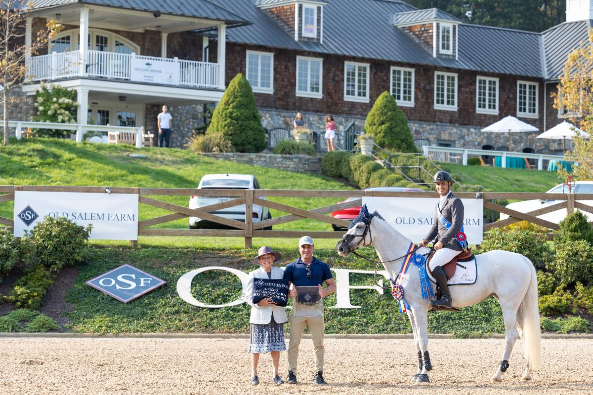Rodrigo Pessoa Soars to Victory in the $30,000 Old Salem Farm Great Oak ...