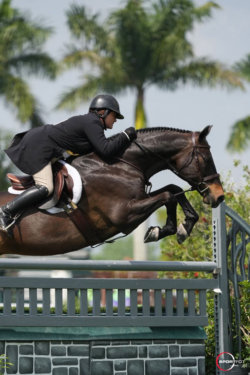 Victoria Colvin and El Primero Top USHJA International Hunter Derby at ...