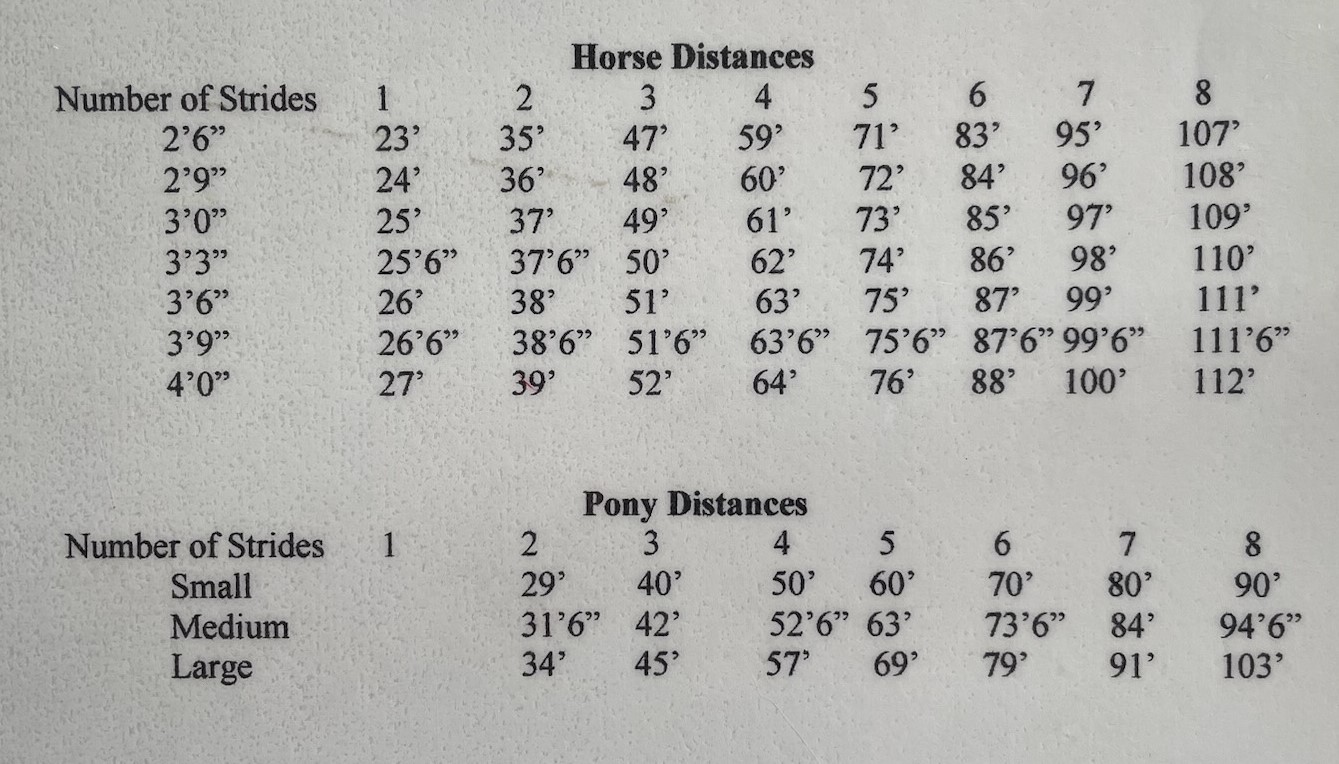 Reading Course Diagrams Part I: Hunters - The Plaid Horse Magazine