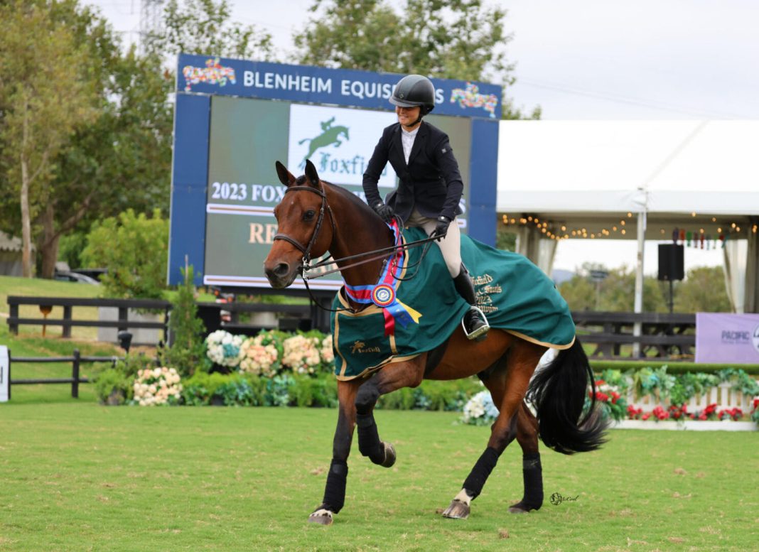 Rebecca Beall is the Best in Foxfield 3’3” Medal Final at Blenheim Fall ...
