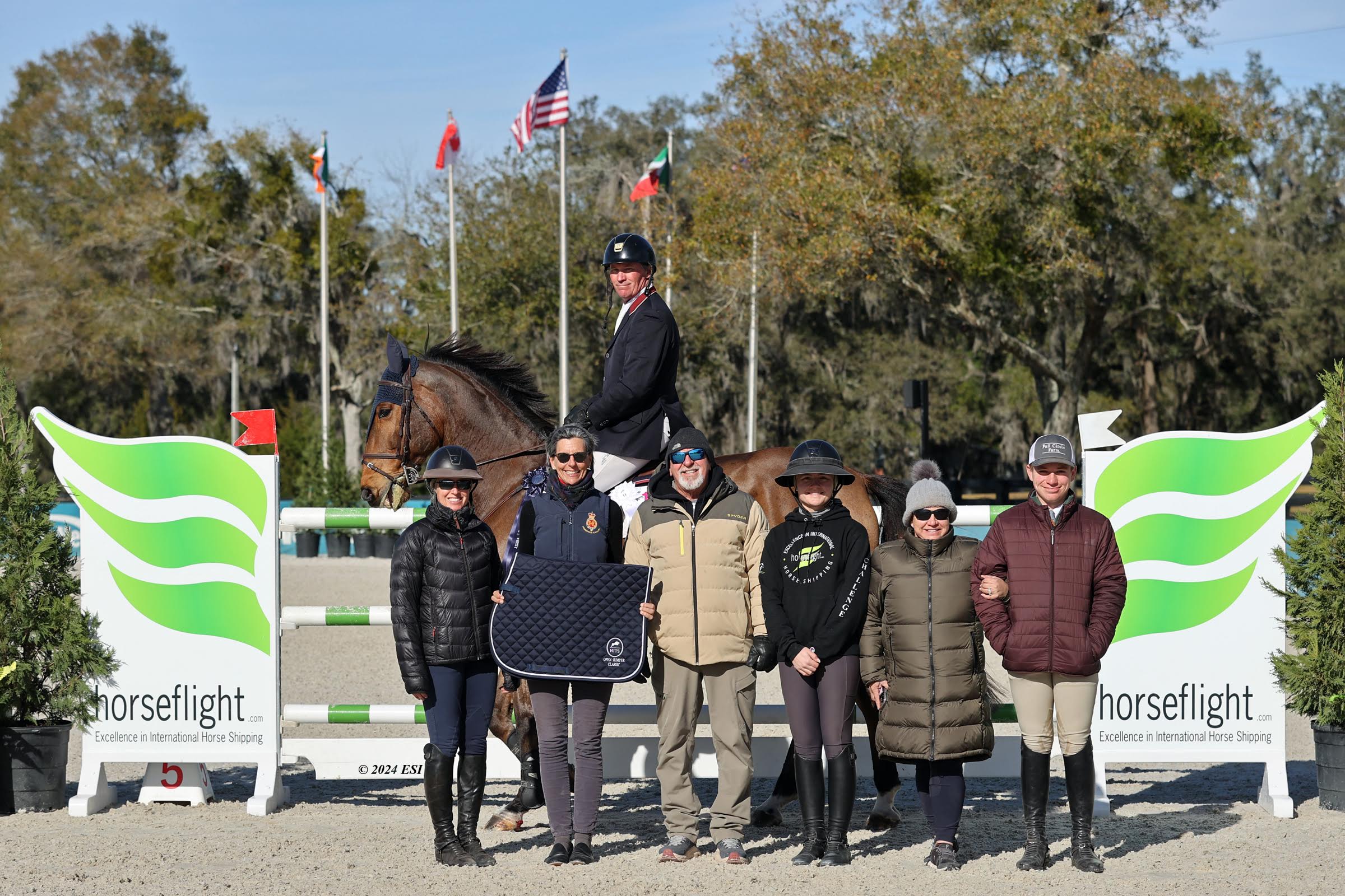 David Jennings and Follow Me Lead the Way in $24,500 Horseflight Jumper ...