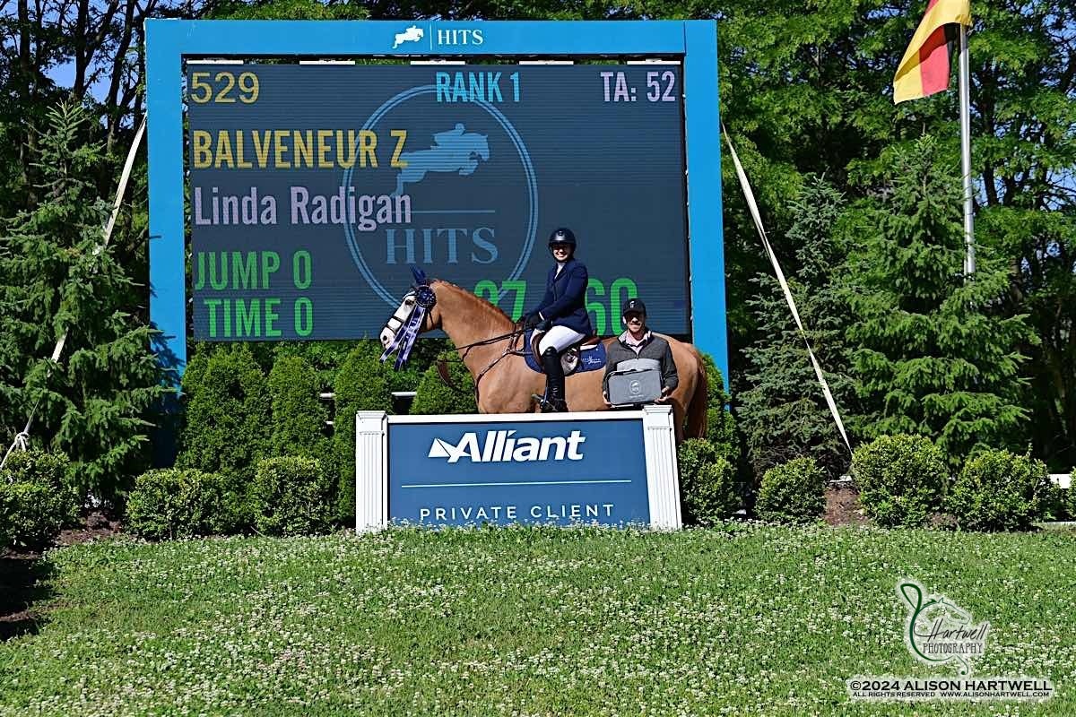 Balveneur Z and Linda Radigan Triumph in $20,000 Alliant Private Client ...
