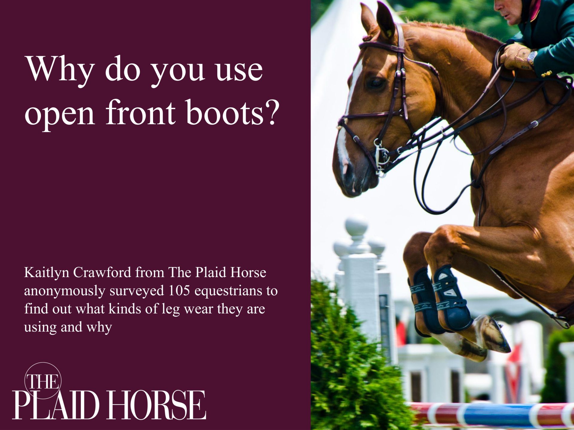 What Kinds of Leg Wear Are Equestrians Using? - The Plaid Horse Magazine