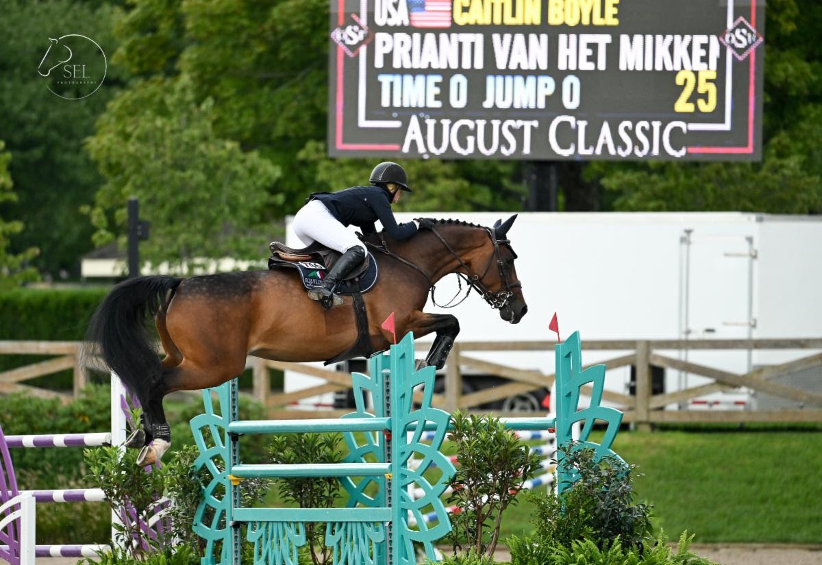 Prianti Van Het Mikkenhof and Boyle Take the Lead in $1,000 FEI 1.35m ...