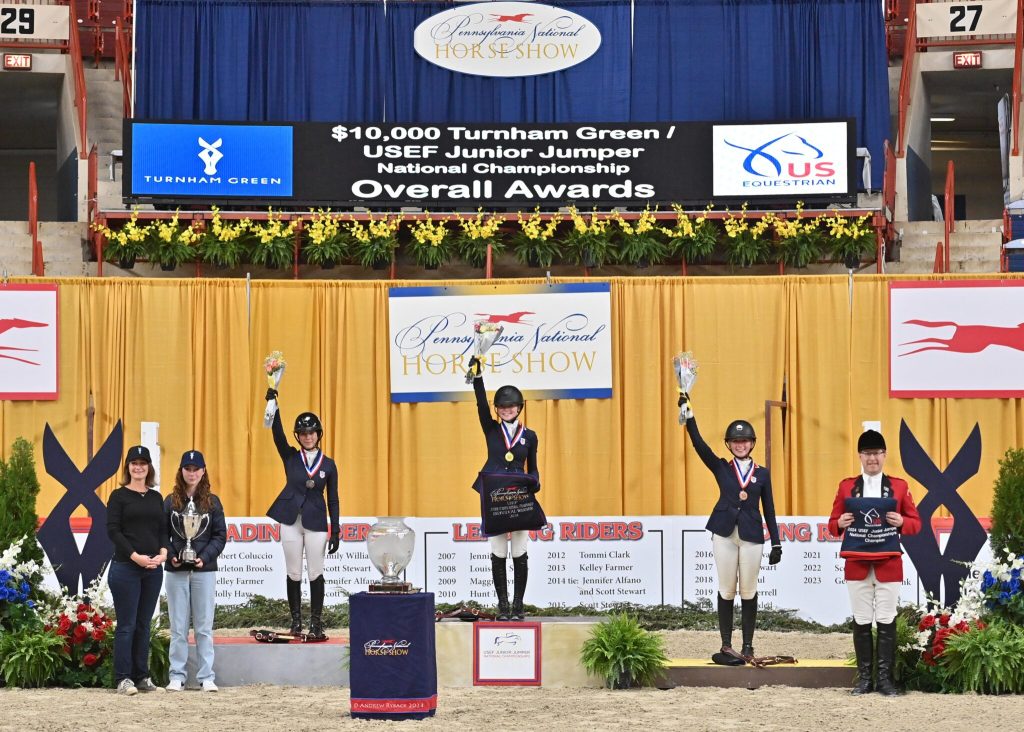 HDB Quality and Olivia Sweetnam Soar to Gold in Turnham Green/USEF Junior Jumper National ...