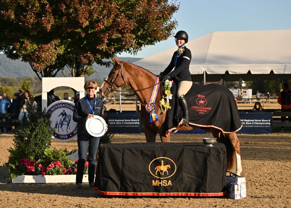 Colbrew and Samantha Bourque Top MHSA Gittings Horsemanship Finals - The Plaid Horse Magazine