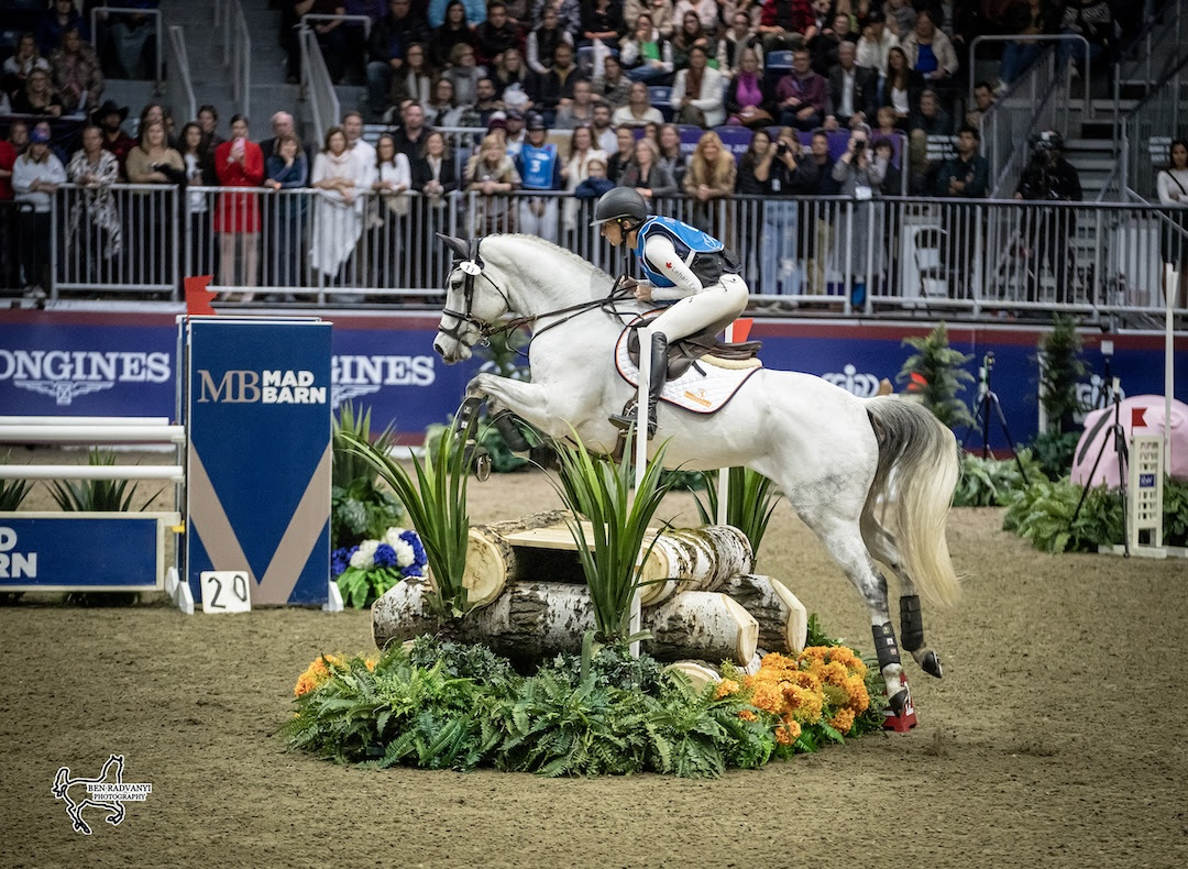 Audacious and Kendal Lehari Sweep Mad Barn Indoor Eventing Challenge at ...