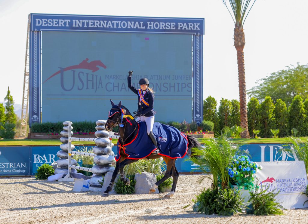 Crystal Nelson and Tali Dejong Get Gold in Markel/USHJA Platinum Jumper ...