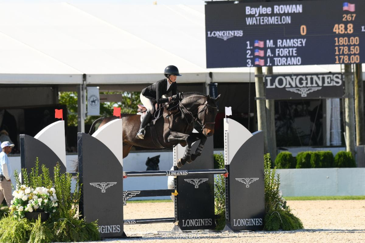 Watermelon and Rowan Top the Leaderboard in $10,000 Hermès Equitation ...