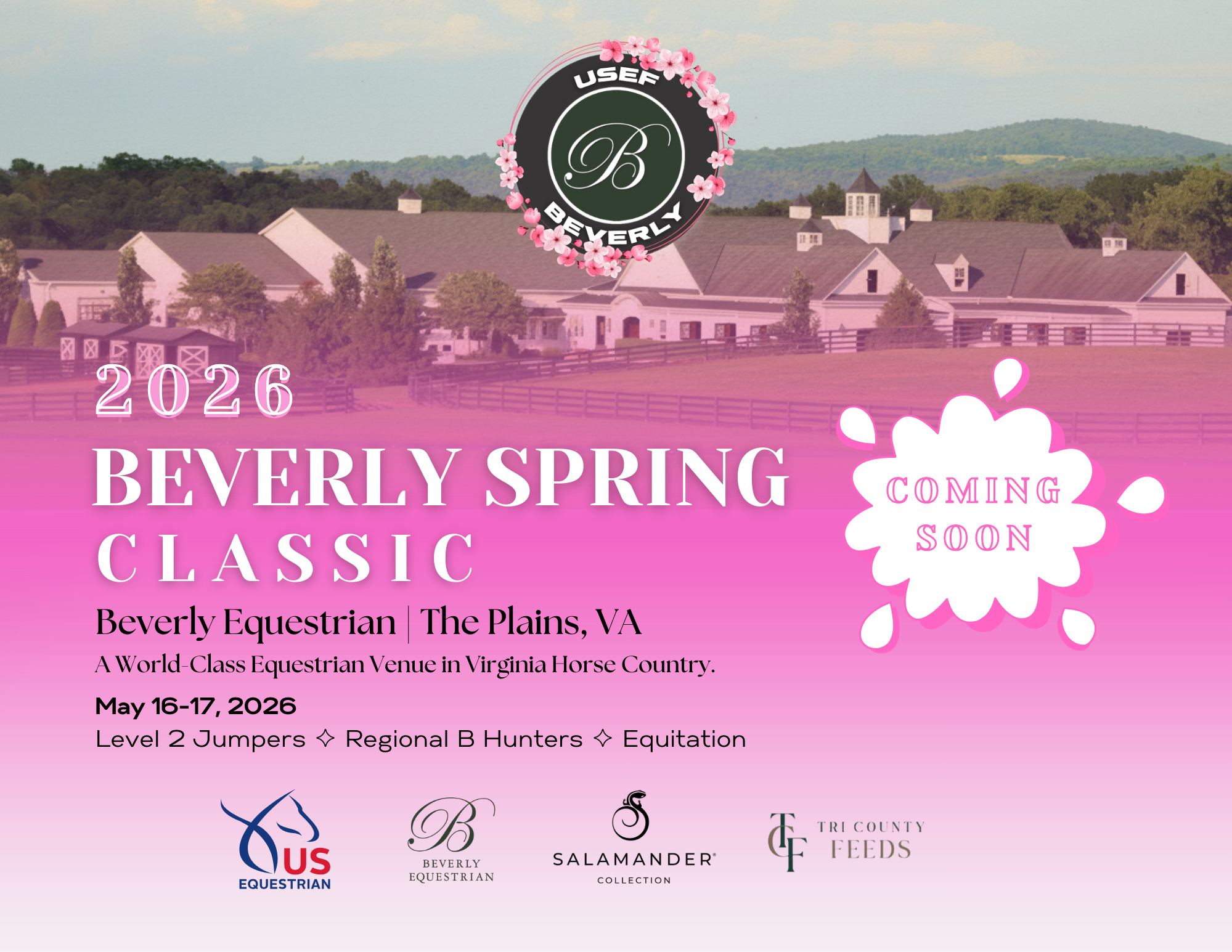 USEF License Granted for the Beverly Spring Classic - May 16–17, 2026 ...